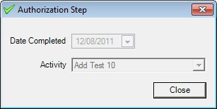 Authorization Step